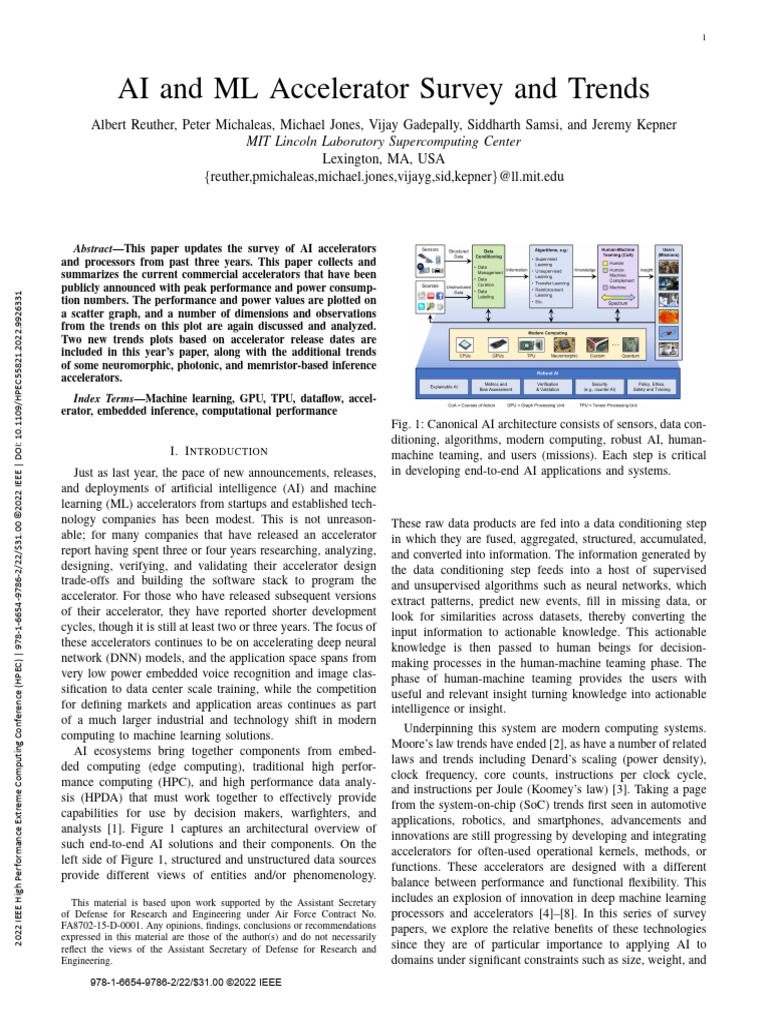 AI_and_ML_Accelerator_Survey_and_Trends (2) | PDF | Artificial Intelligence | Intelligence (AI ...