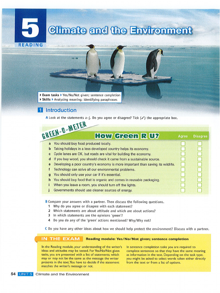 IExpress - U5 - Reading - p54, 56 - 58 | PDF