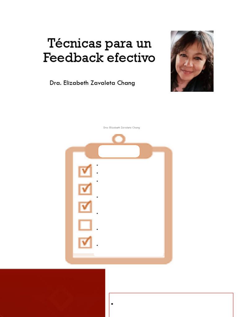Técnicas para Un Feedback Efectivo | PDF | Aprendizaje | Evaluación
