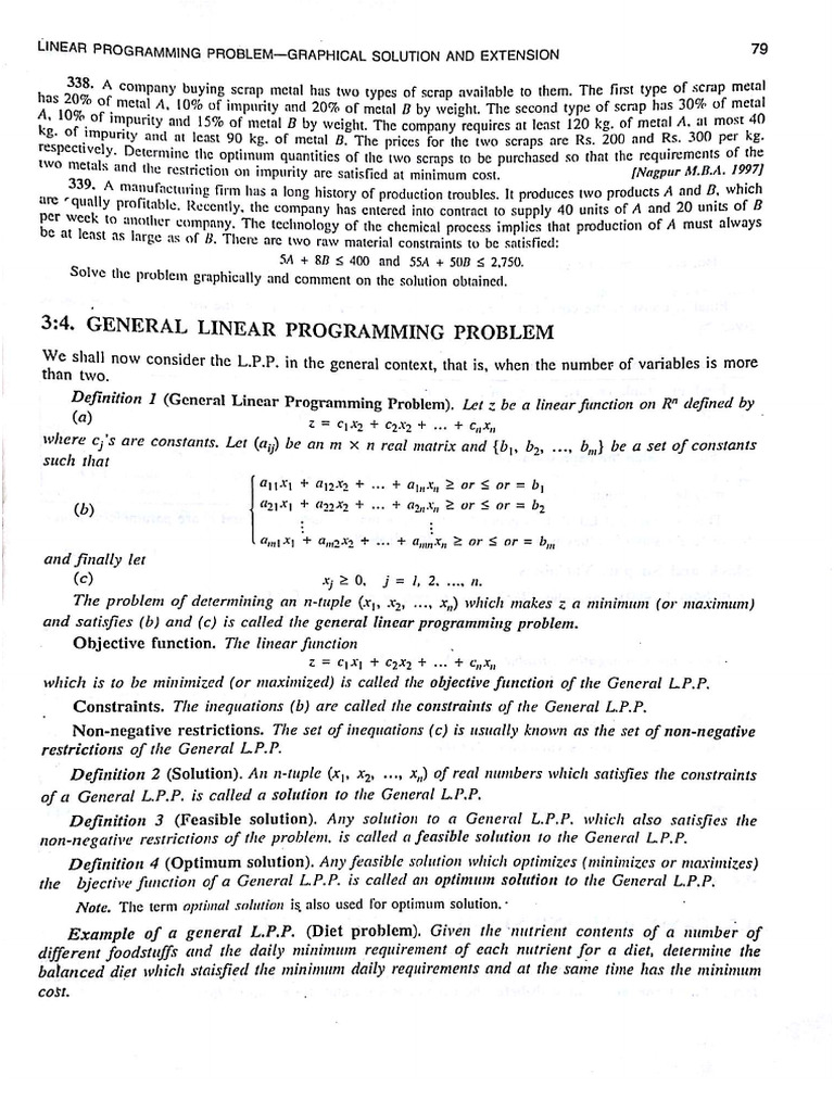 Operations Research (Kanti Swarup P.K Gupta Man Mohan) (Z-Library) | PDF