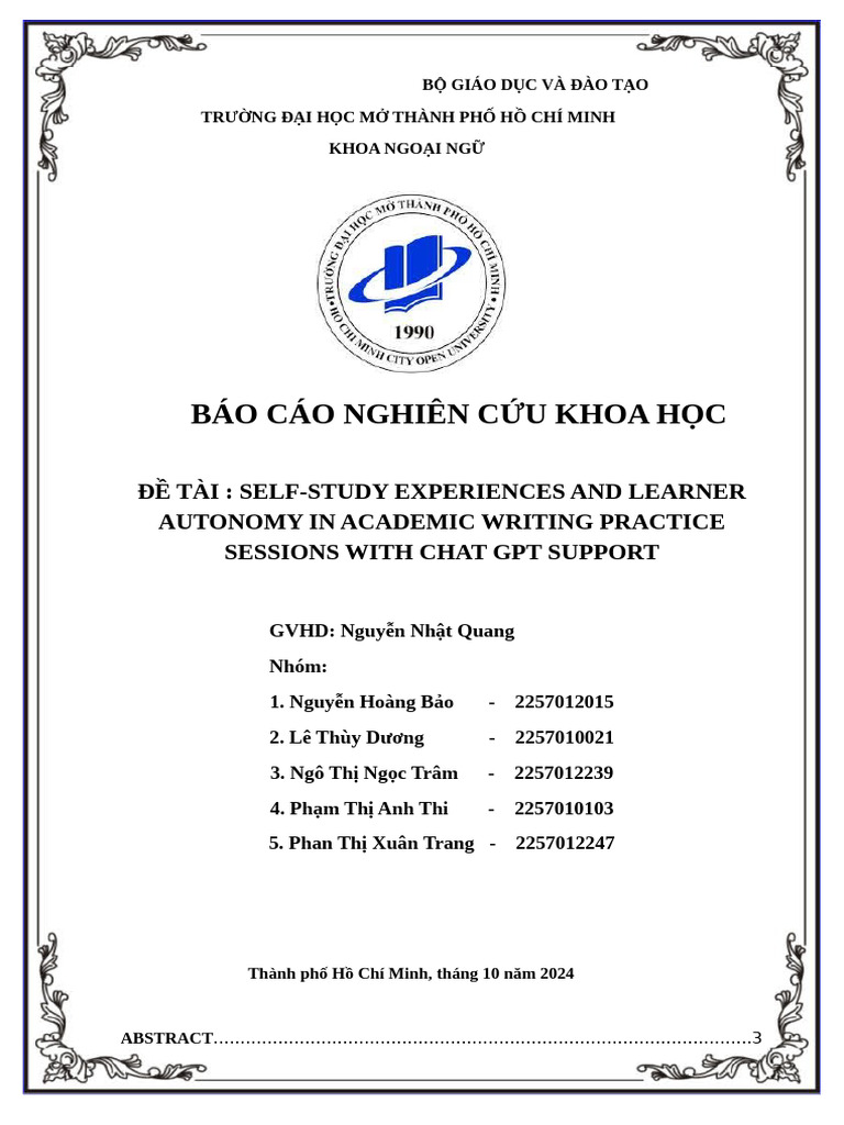 FINAL PAPER | PDF | Learning | Motivation