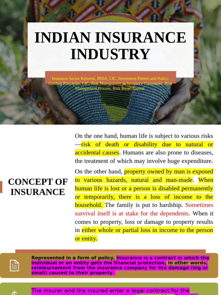 Chapter 7 Indian Insurance Industry | PDF | Insurance | Life Insurance