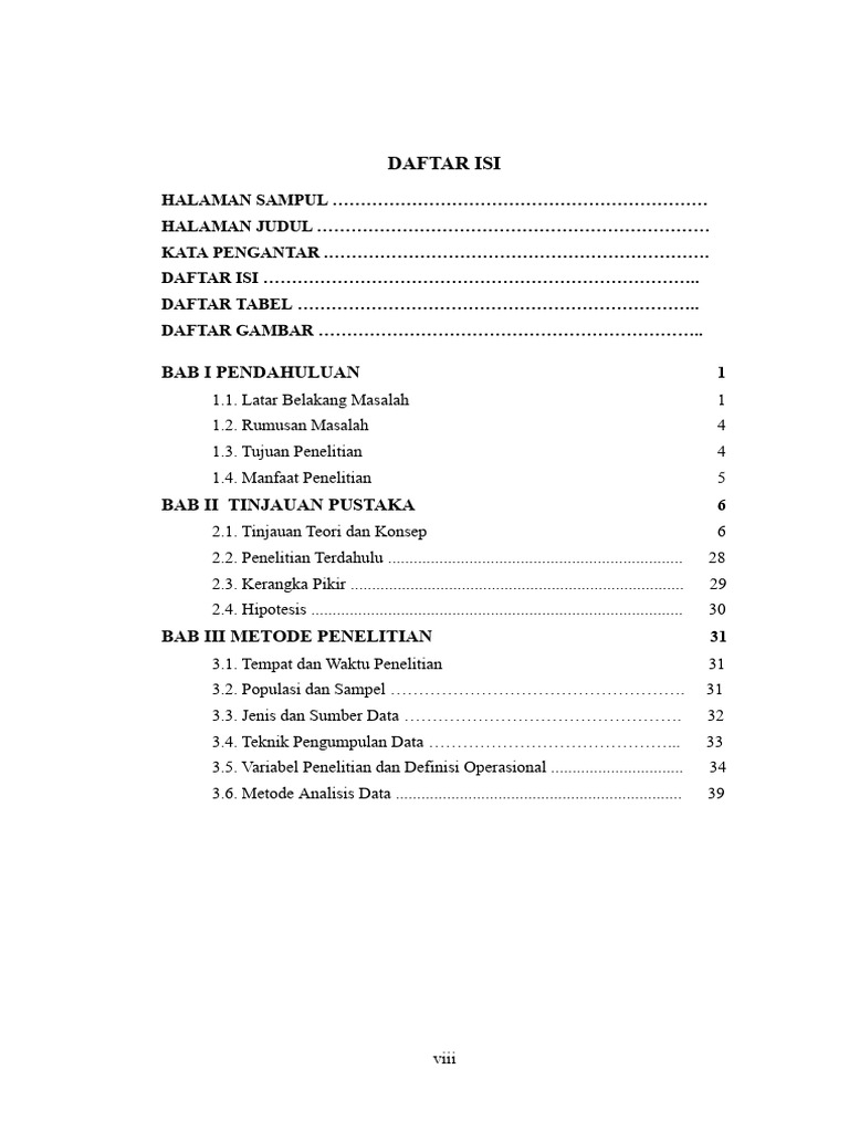 4 Daftar Isi | PDF