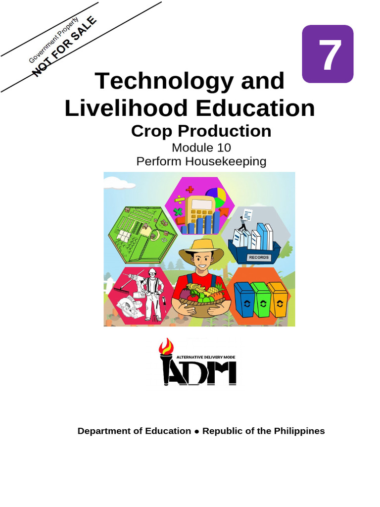 TLE - 7 AFA AGRICROP - Q1 - M10 - Perform Housekeeping - v4 | PDF ...