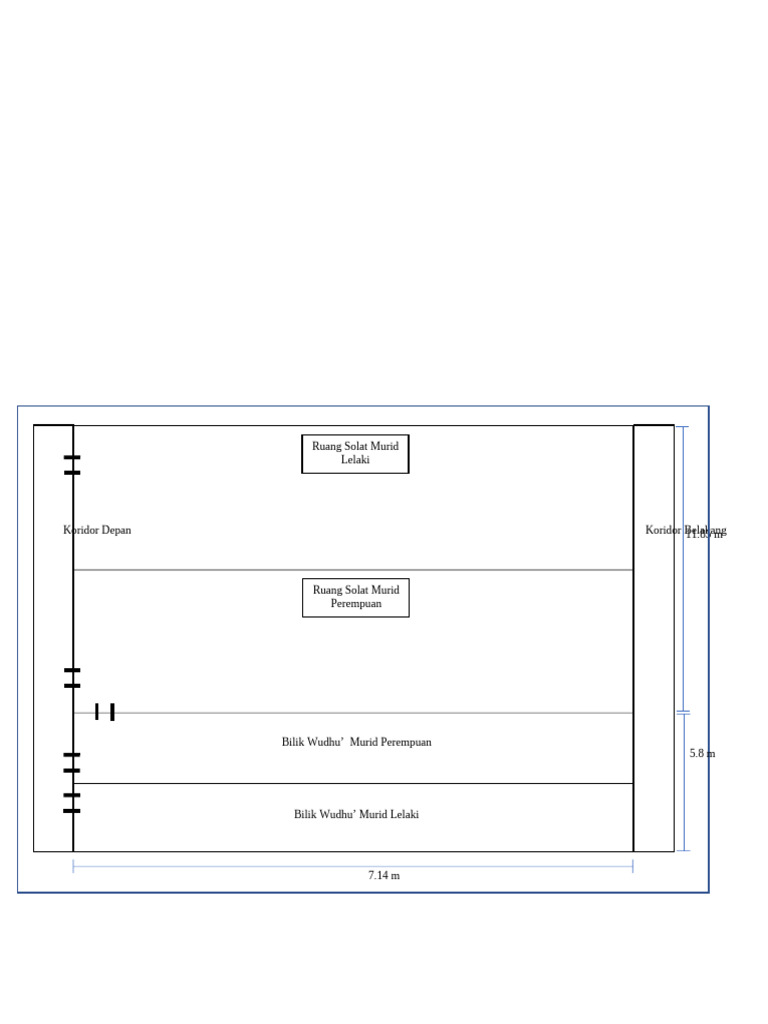 Pelan Susun Atur Surau | PDF