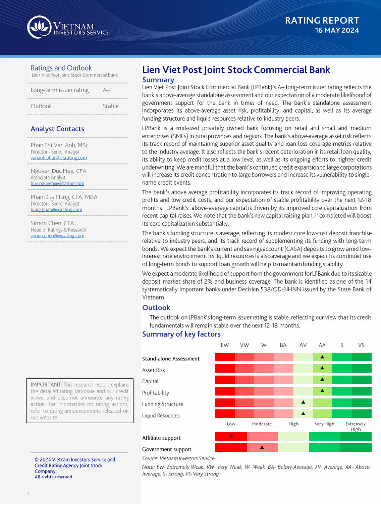 LPB Rating Report EN | PDF