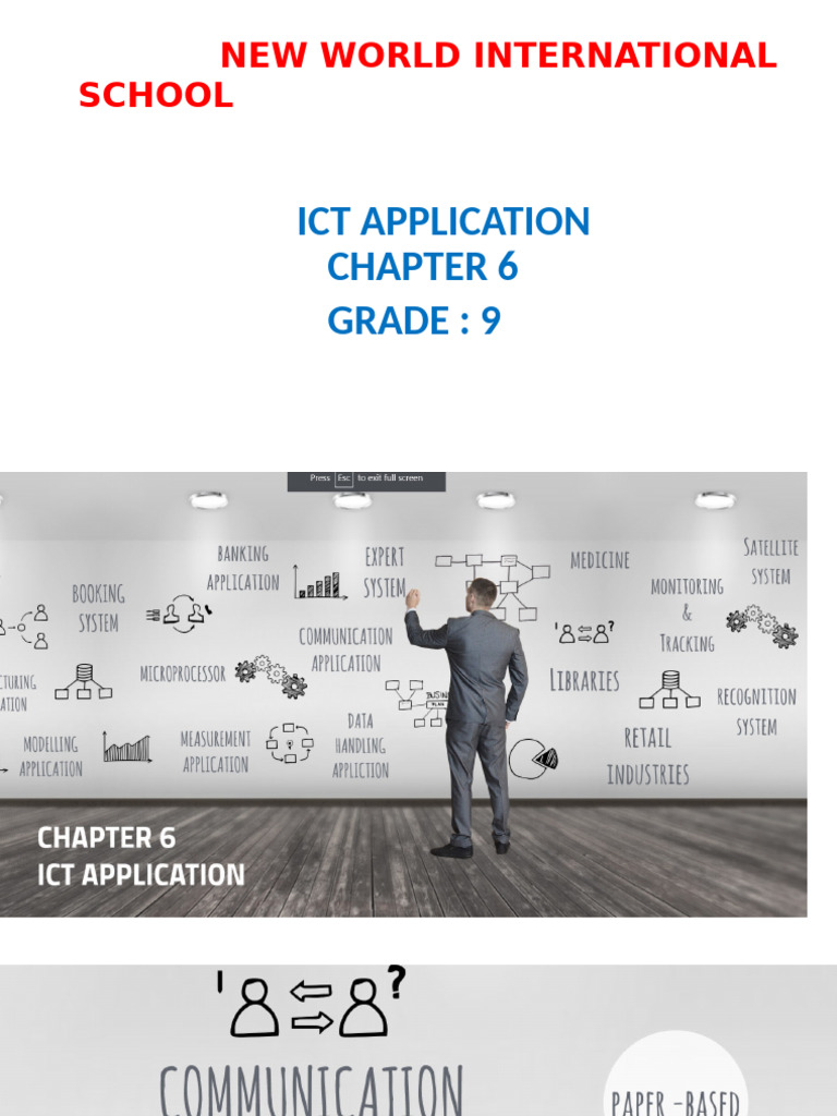 ICT - Digital Application | PDF