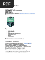 Databricks Certified Data Analyst Associate Exam Guide | PDF | Sql ...