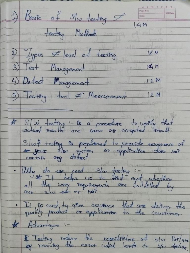 Basics of Software Testing and Testing Methods | PDF | Quality ...