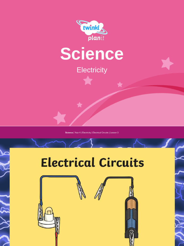 Lesson 1 Presentation Electrical Circuits | PDF | Electricity | Electric Current