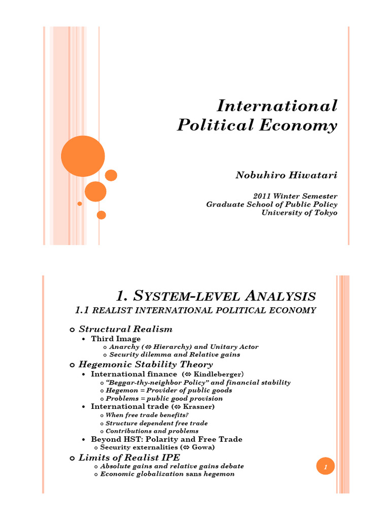 11 IPE Lecutures | PDF | World Trade Organization | General Agreement ...