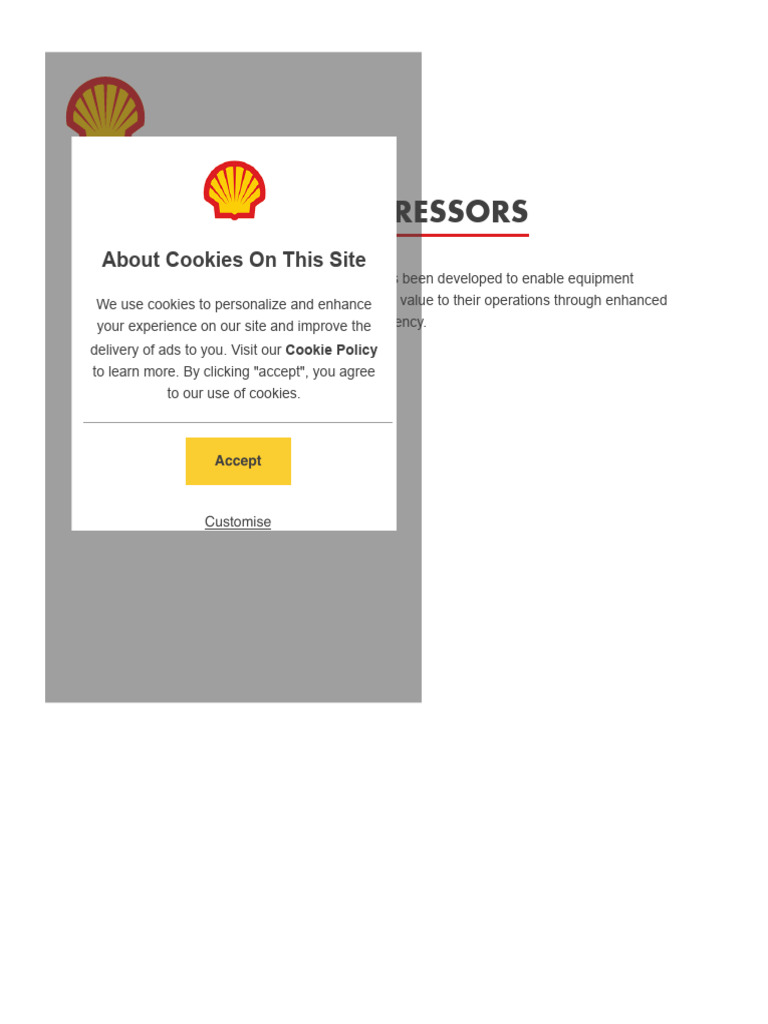 Air Compressors - Shell Global | PDF | Lubricant | Oil