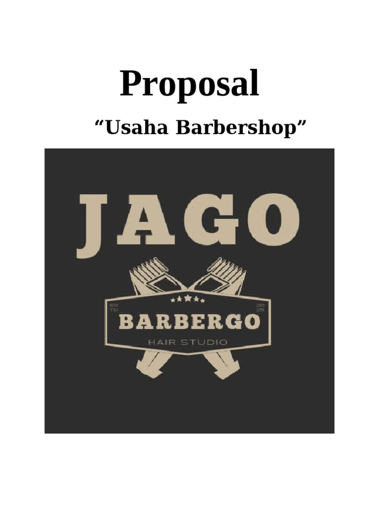 Proposal Barber | PDF