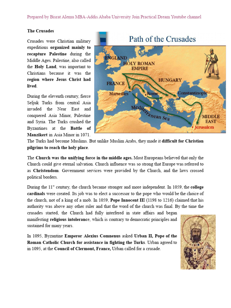 The Crusades | PDF | Crusades | Christendom