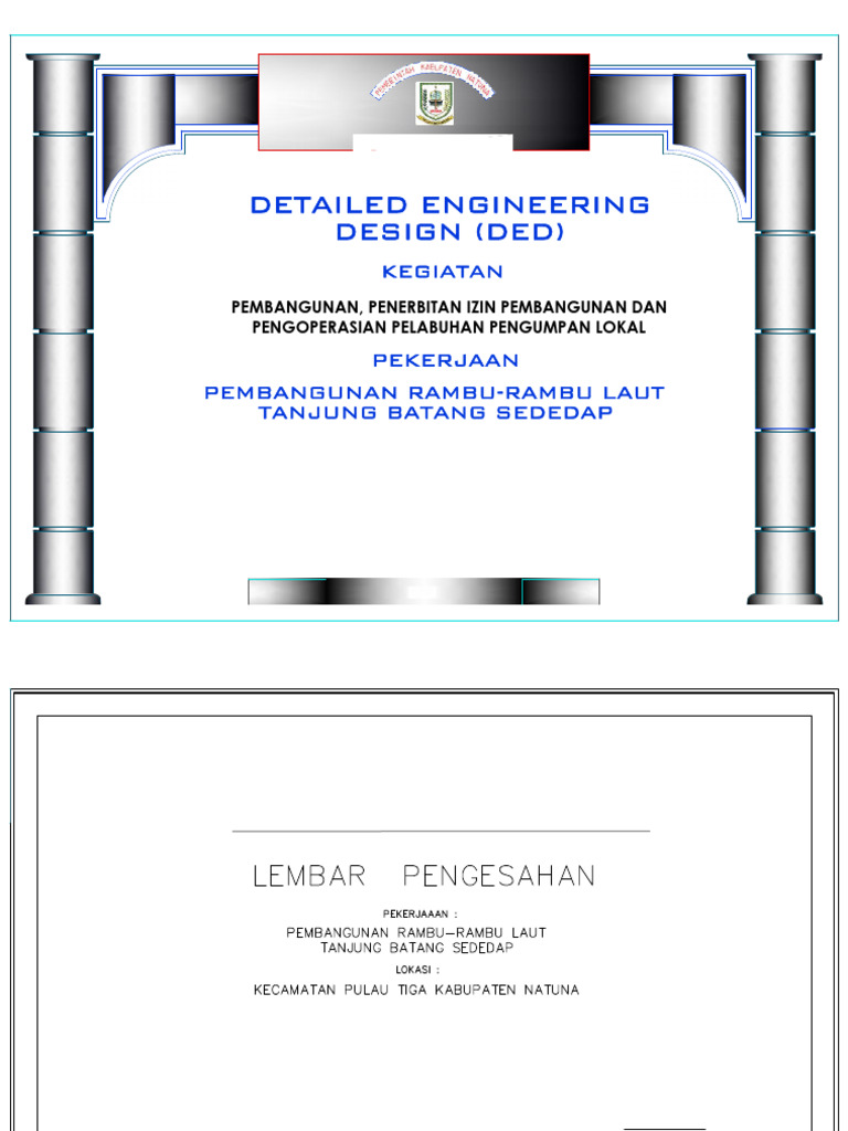 Pembangunan Pelabuhan & Rambu Laut Natuna | PDF