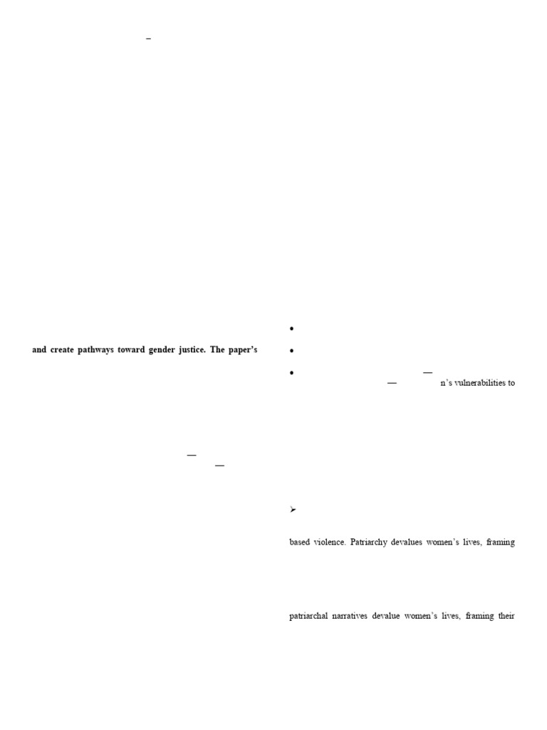 Intersecting Narratives: Victim Blaming, Patriarchy, and The Escalation ...