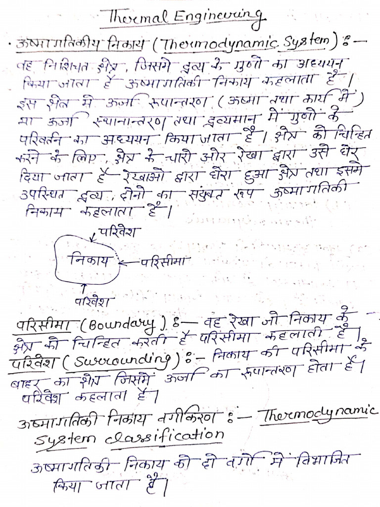 Thermal Engineering Important Questions Answer (1) | PDF