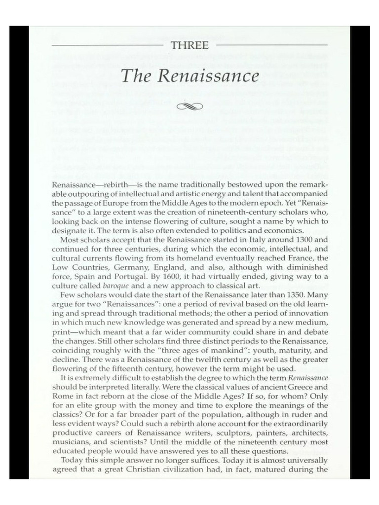 Renaissance Europe in A Wider World | PDF