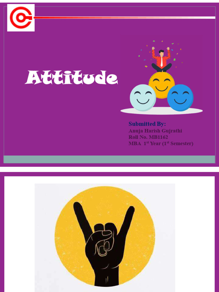 ATTITUDE PPT | PDF | Attitude (Psychology) | Feeling