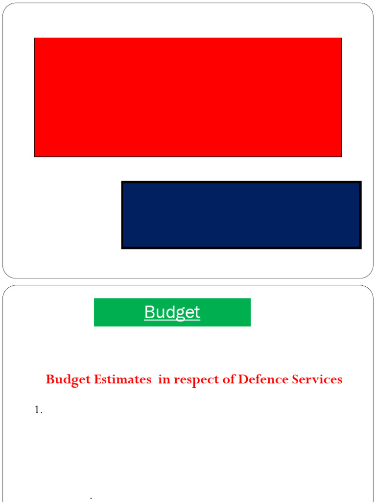 Defence Budget Process Guide | PDF | Expense | Budget