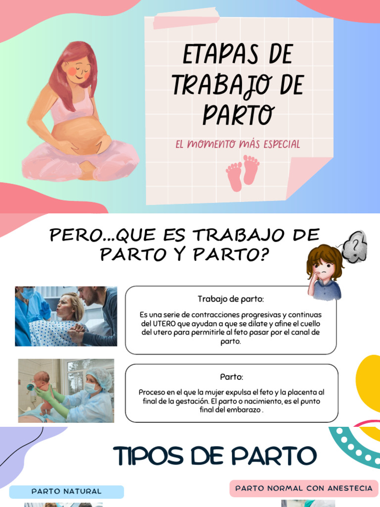 Etapas Del Trabajo de Parto | PDF | Parto | Reproducción