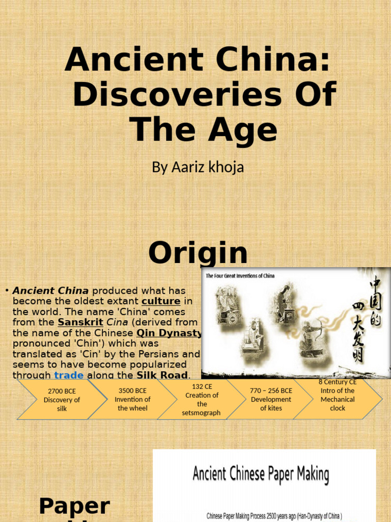 Ancient china | PDF