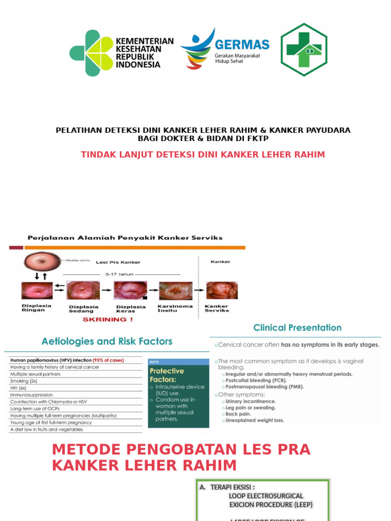 TINDAK LANJUT DETEKSI DINI KANKER LEHER RAHIM | PDF