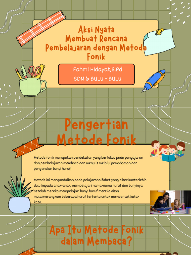 Aksi Nyata Membuat Rancangan Pembelajaran Dengan Metode Fonik | PDF Aksi Nyata Membuat Rancangan Pembelajaran Dengan Metode Fonik | PDF