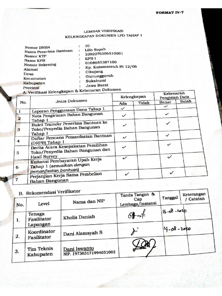 10. LPD Tahap 1 Lilis Sopah_opt | PDF