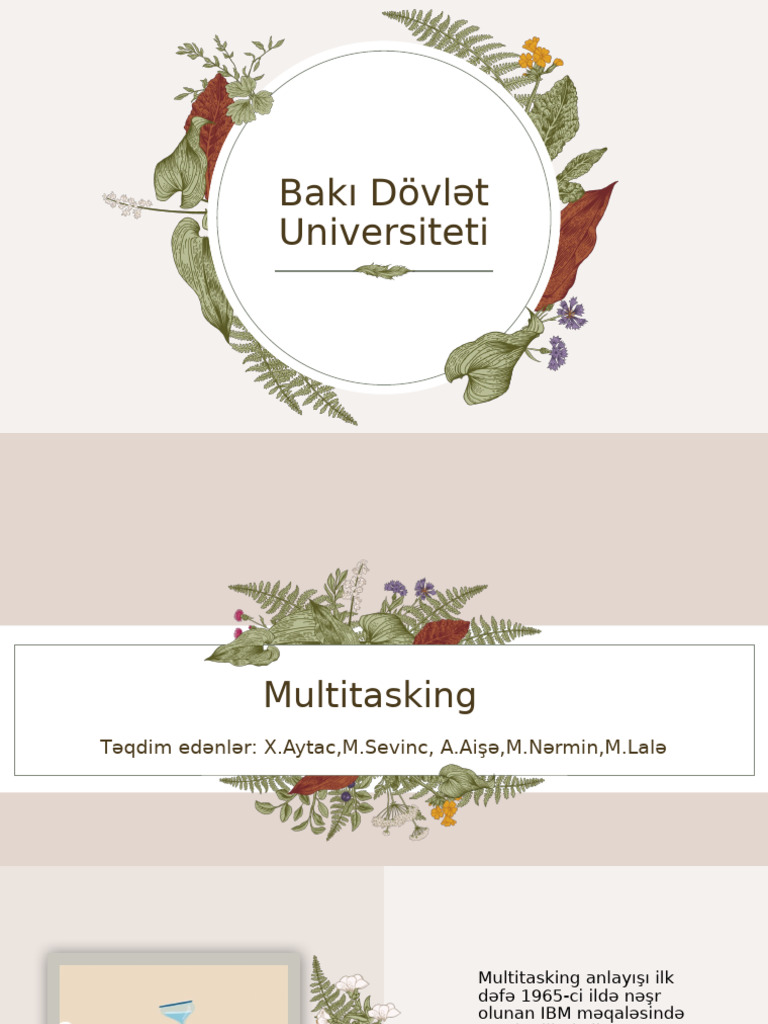 Eksperimental - Multitasking | PDF