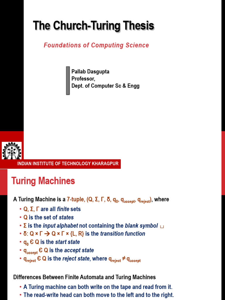 Understanding Turing Machines and Algorithms | PDF | Algorithms | Theoretical Computer Science