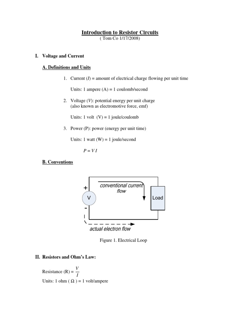 Physics (Resistor and Circuits | PDF | Voltage | Resistor
