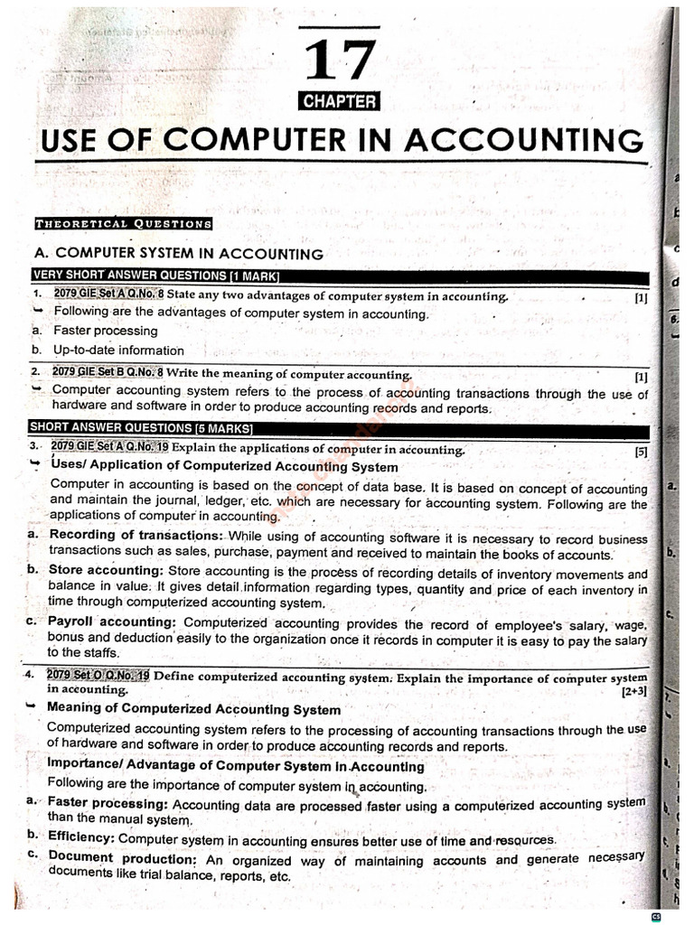 017 Use of Computer in Accounting | PDF