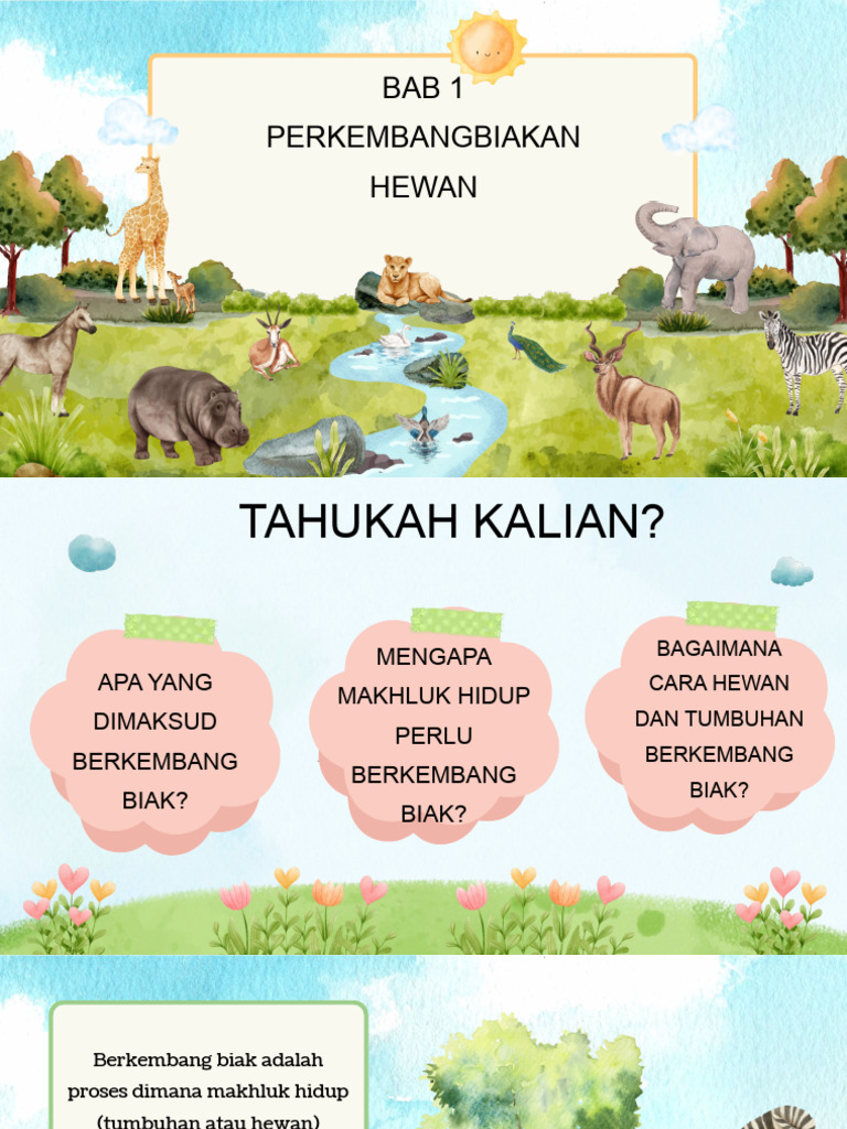 Perkembangbiakan Hewan: Fragmentasi & Partenogenesis | PDF