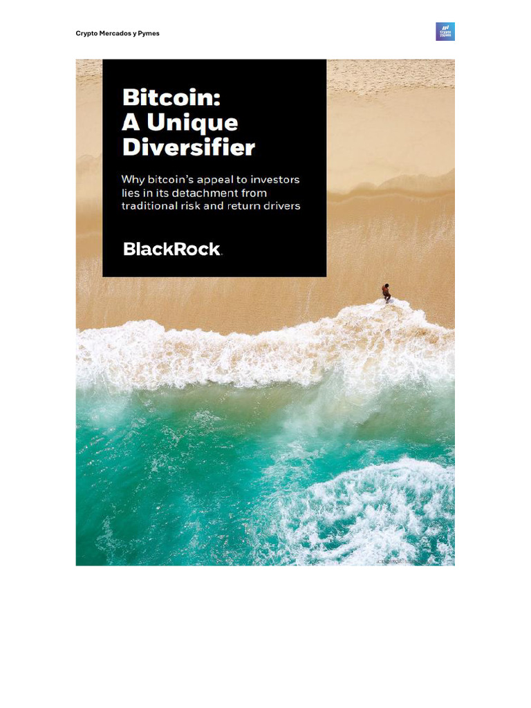 Bitcoin A Unique Diversifier | PDF | Bitcoin | Deuda