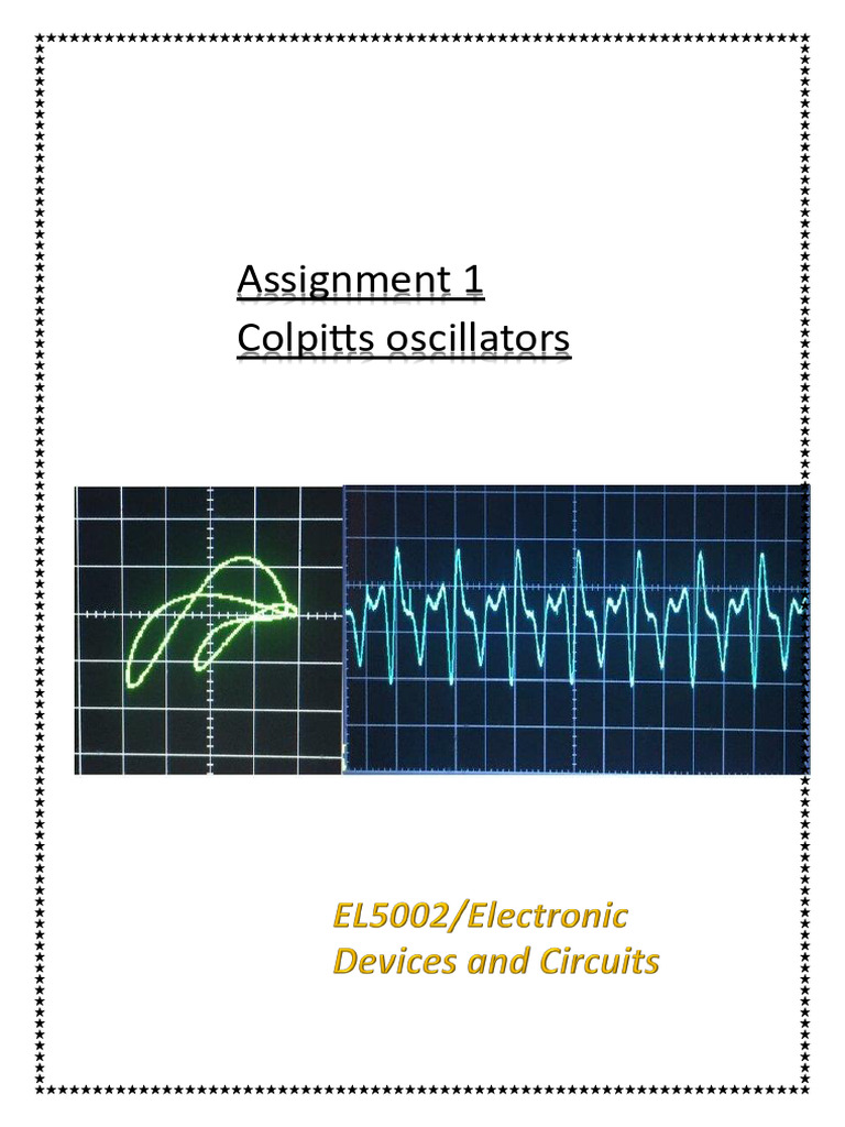 Colpitts oscillator | PDF | Electronic Oscillator | Electronics