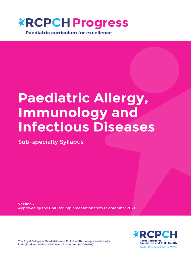 Paediatric Allergy, Immunology and Infectious Diseases | PDF | Allergy ...