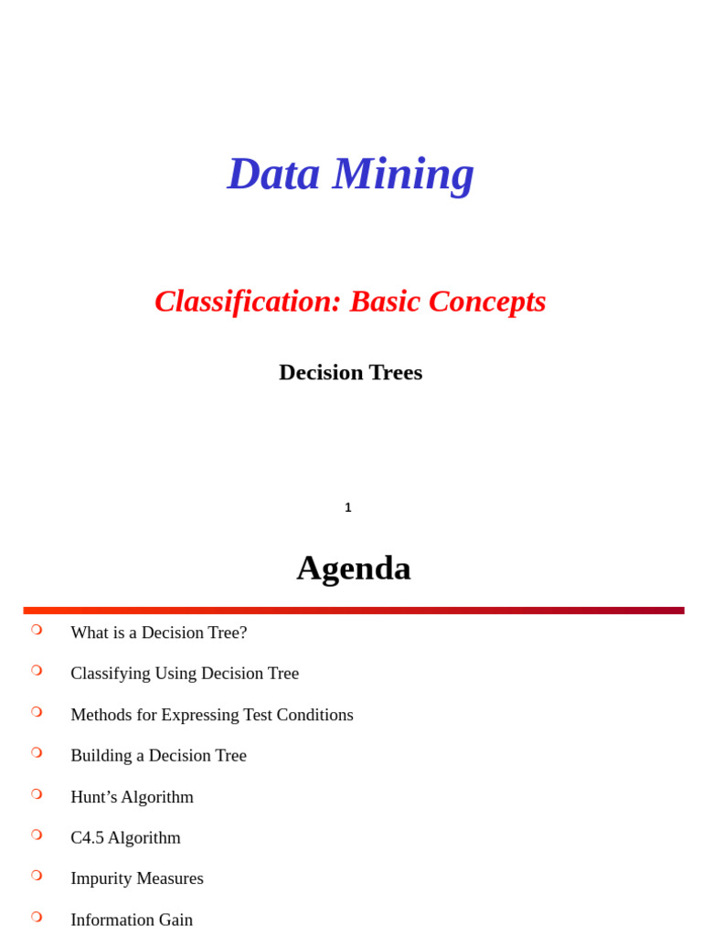 Classification - Decision Trees | PDF | Computer Programming | Algorithms