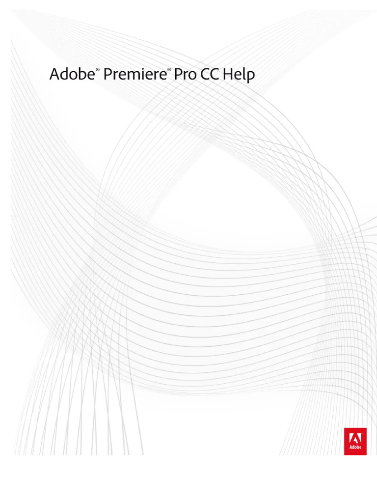 User Manual Adobe Premiere Pro CC (English - 535 Pages) | PDF