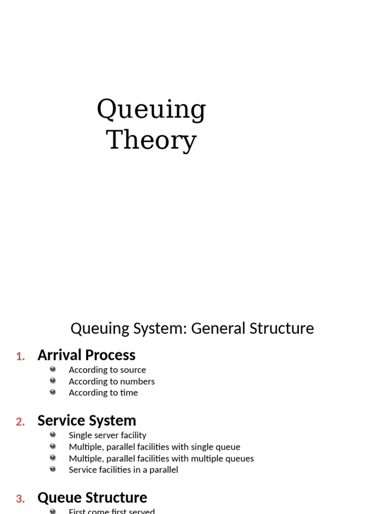 Queuing -Final (1) | PDF | Customer Relationship Management | Operations Research