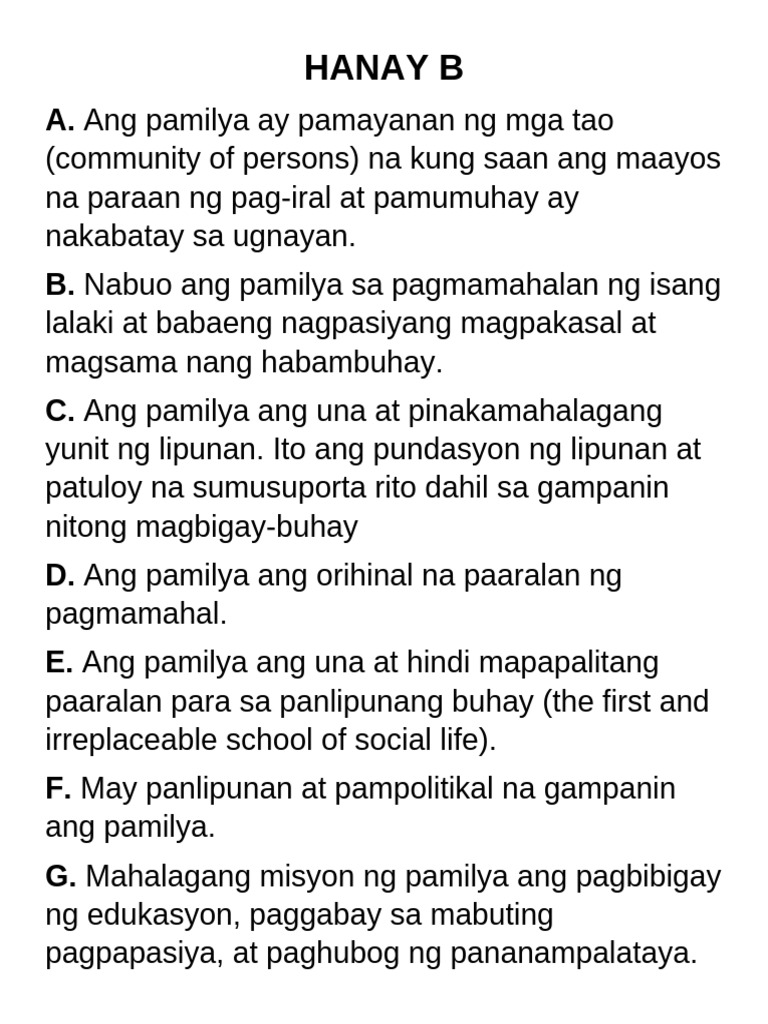 Hanay B Gawain | PDF