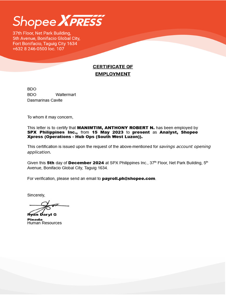 Manimtim, Anthony Robert N. - Coe | PDF