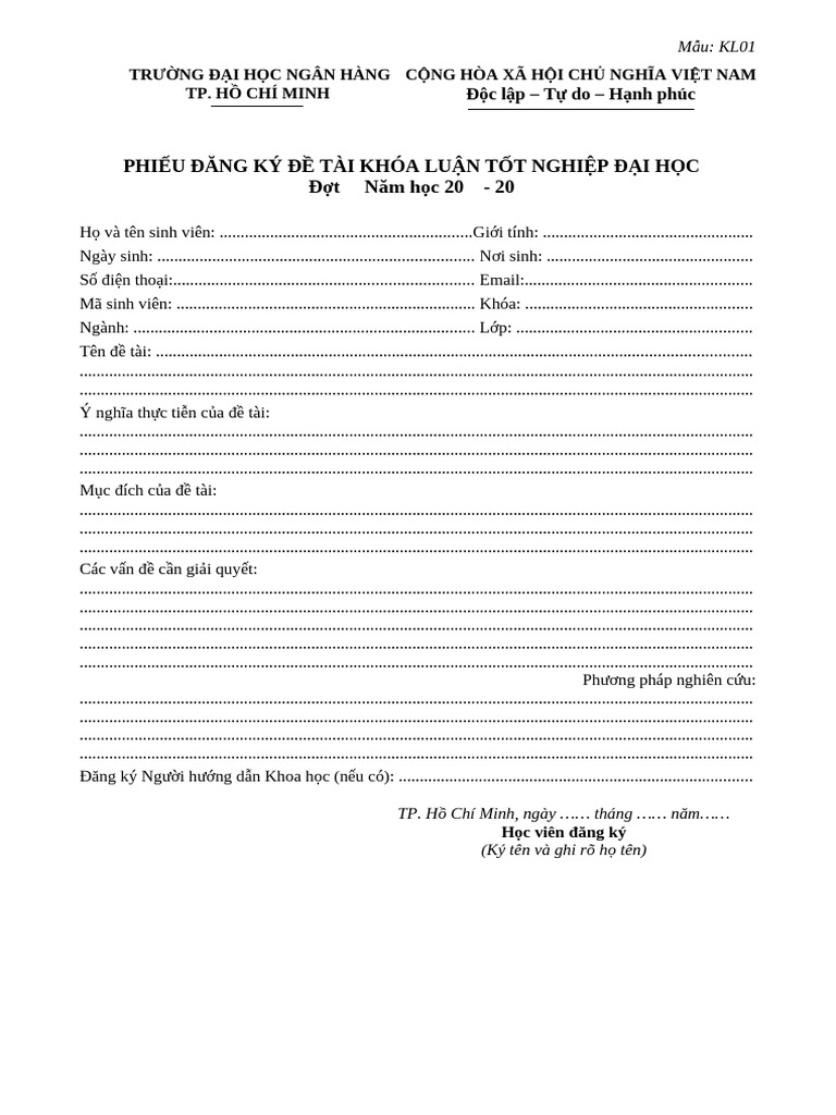 kl-01-phieu-dang-ky-de-tai-kltn-0512202440453CH | PDF