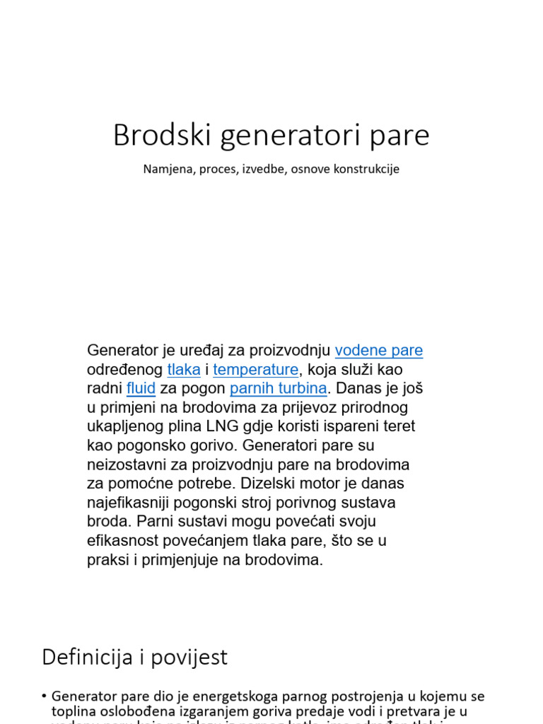 Brodski generatori pare | PDF