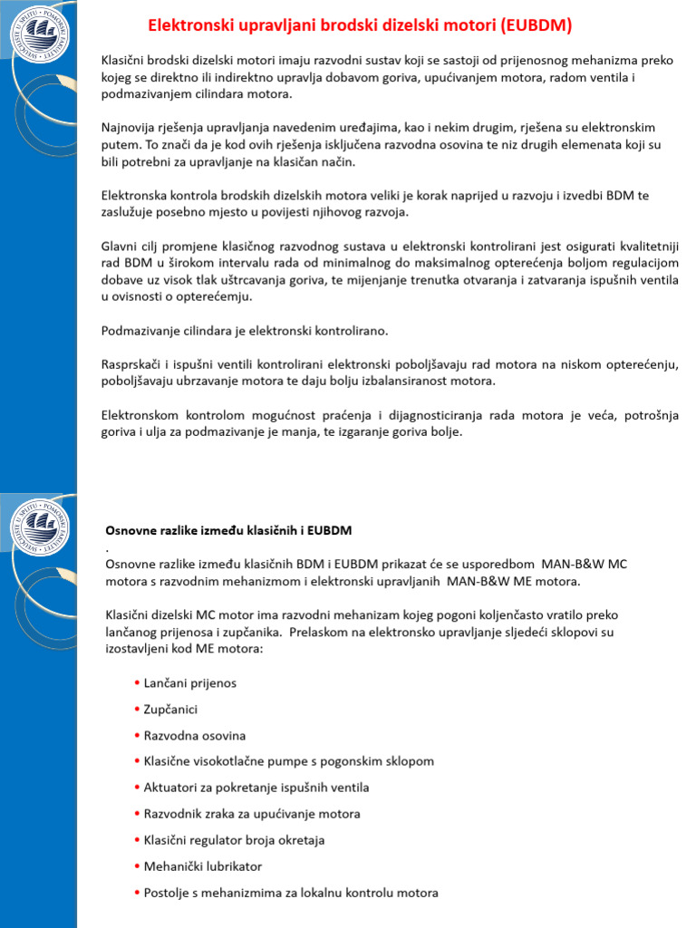 Elektronski Upravljani Brodski DM | PDF