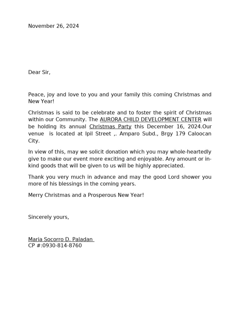 Teacher Nene Solicit | PDF