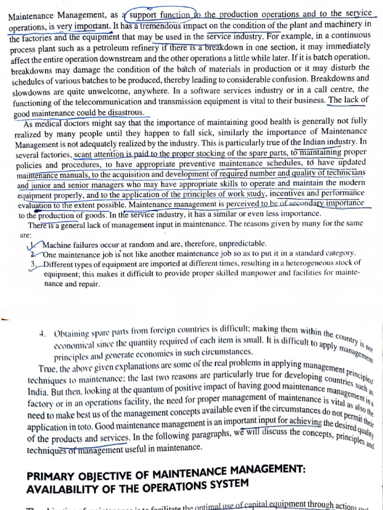 maintenance management | PDF | Reliability Engineering | Mechanical ...