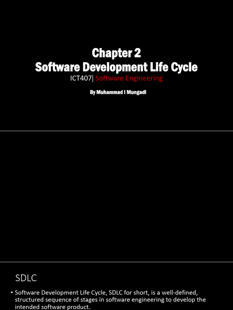 chapter 2 SDL | PDF | Software Prototyping | Software Development Process