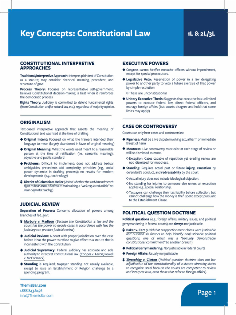KEY CONCEPTS | PDF | Commerce Clause | Federal Preemption