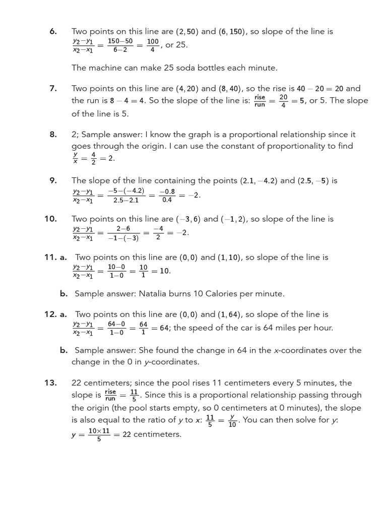 Proportional Relationships and Slope | PDF | Theoretical Computer ...